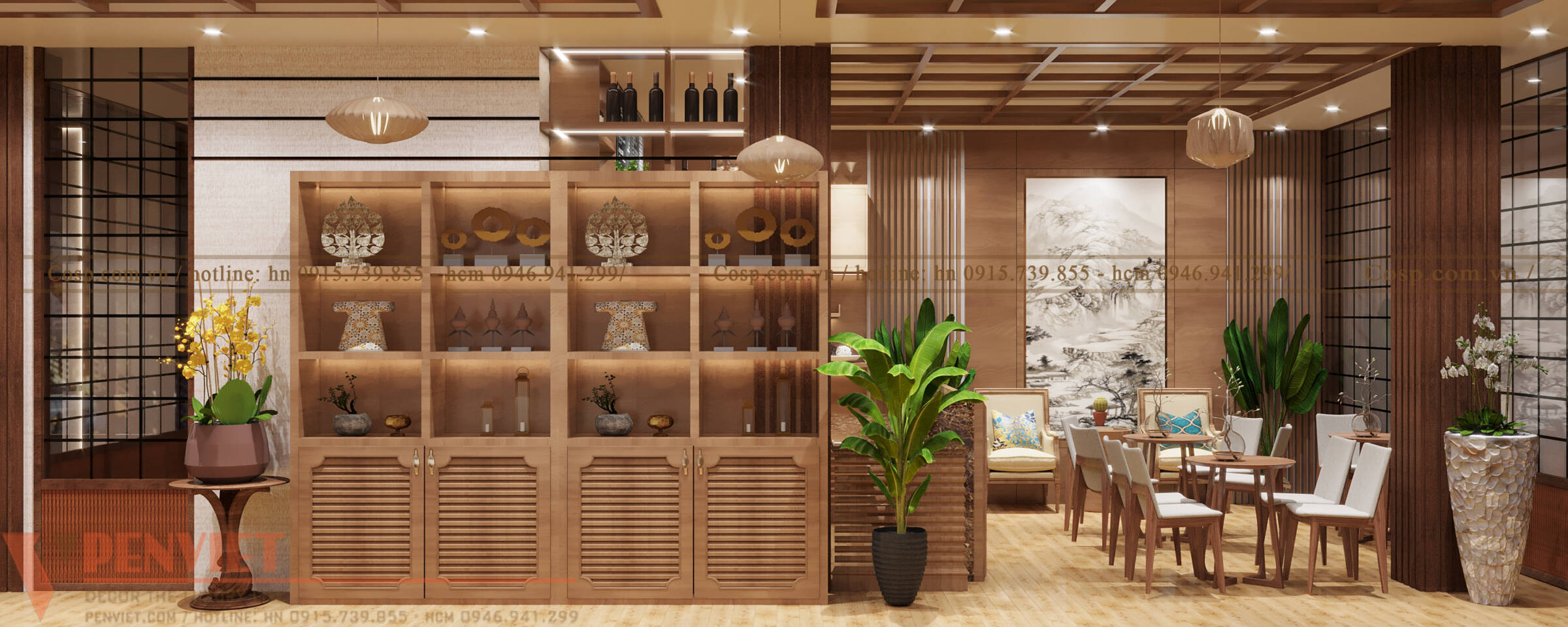 Mẫu Thiết Kế Spa đẹp 150m2 Phong Cách Nhật Bản Shi Spa