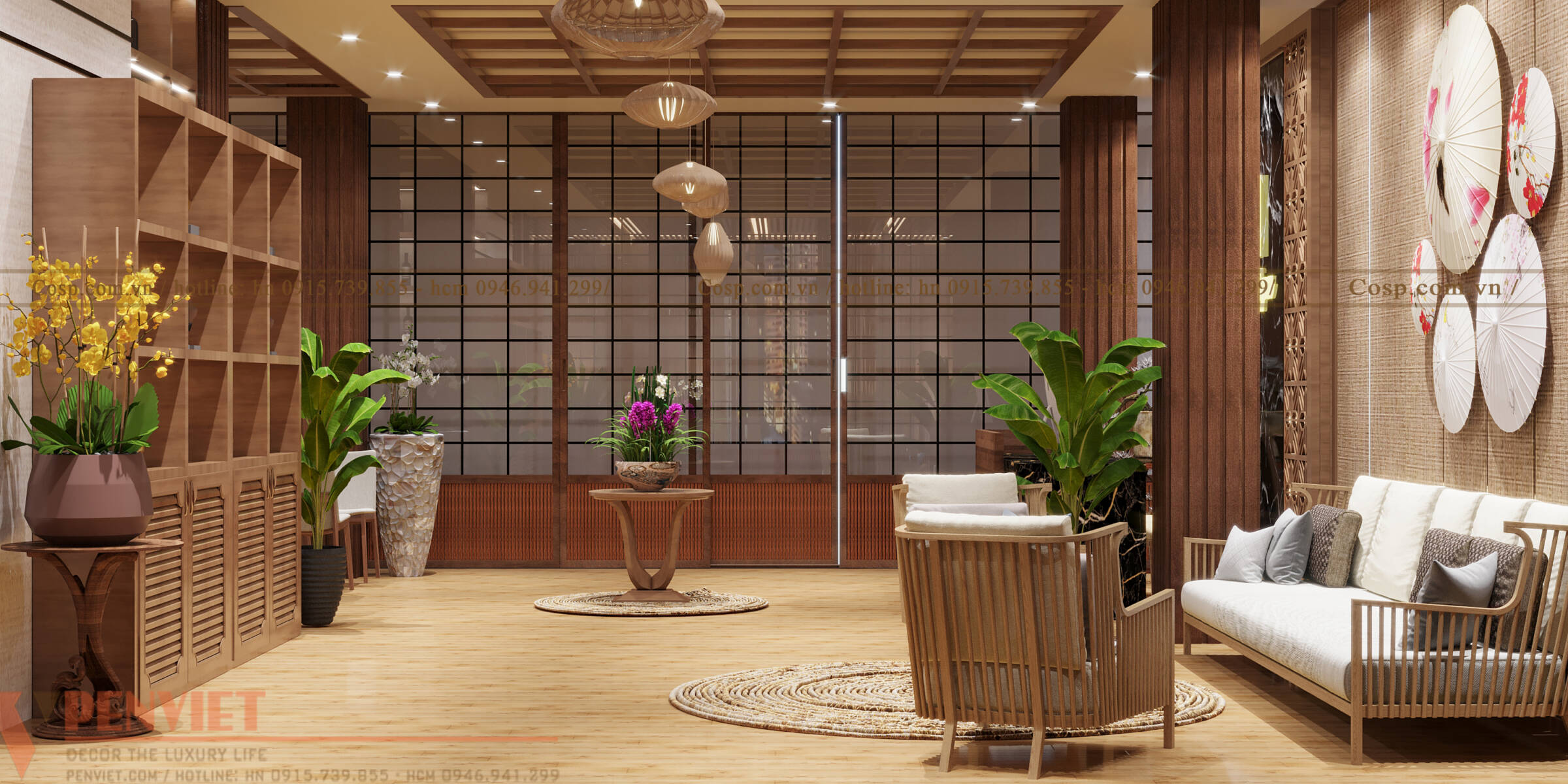 Mẫu Thiết Kế Spa đẹp 150m2 Phong Cách Nhật Bản Shi Spa